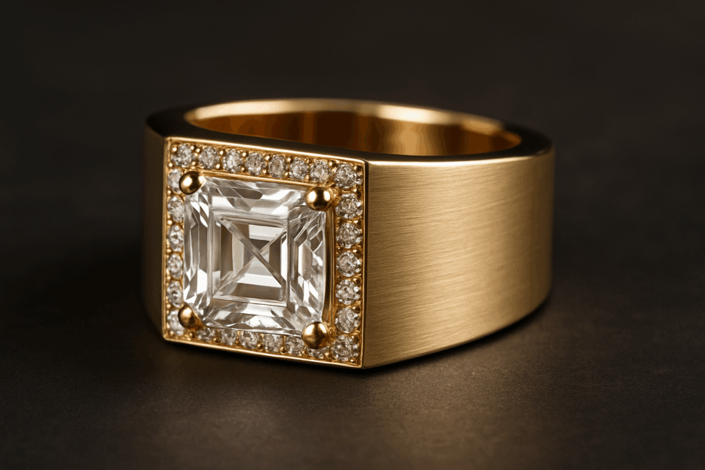 4 Carat Diamond Ring Styles for Men | Bold & Sophisticated